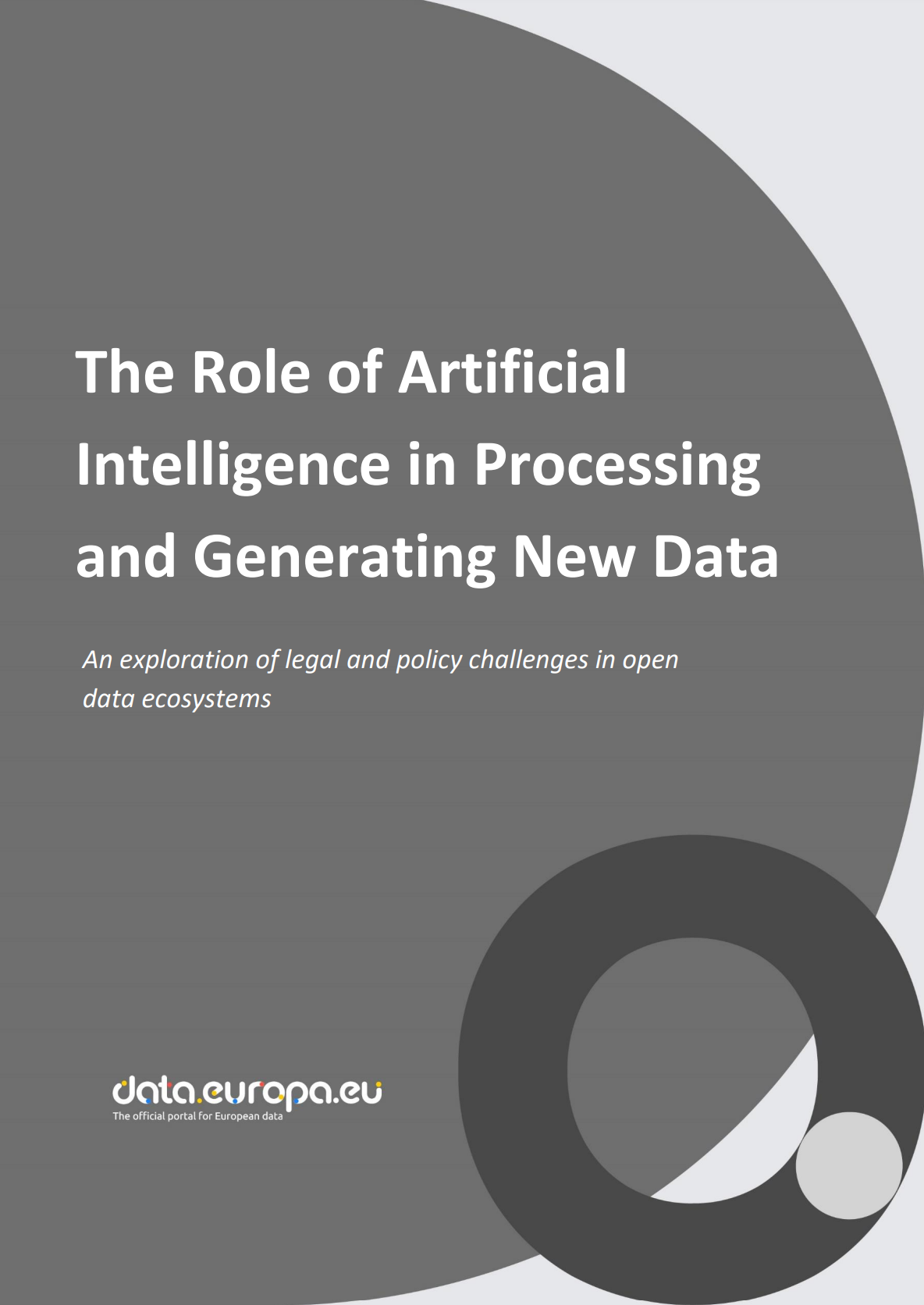The Role of Artificial Intelligence in Processing and Generating New Data | data.europa.eu